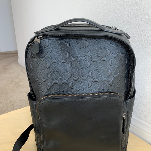 Coach | Bags | 60 Nwt Coach Graham Signature Leather Backpack | Poshmark
